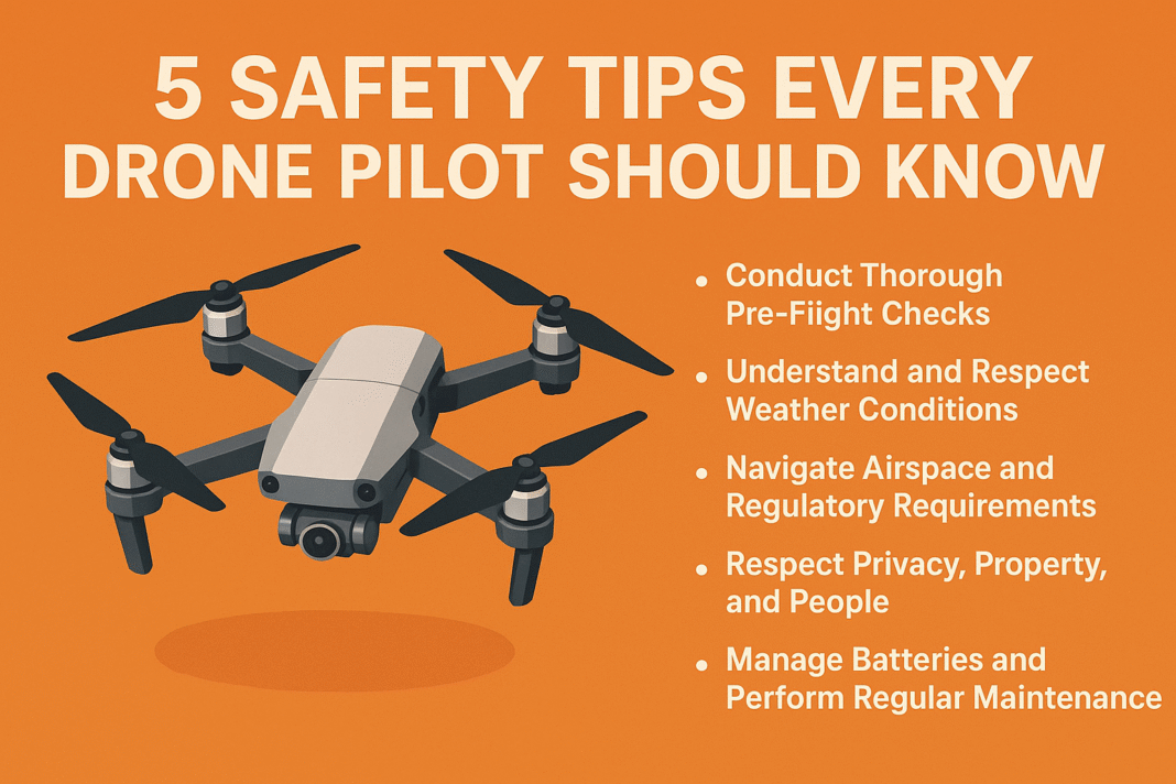 5 Safety Tips Every Drone Pilot Should Know - The Tech Trends