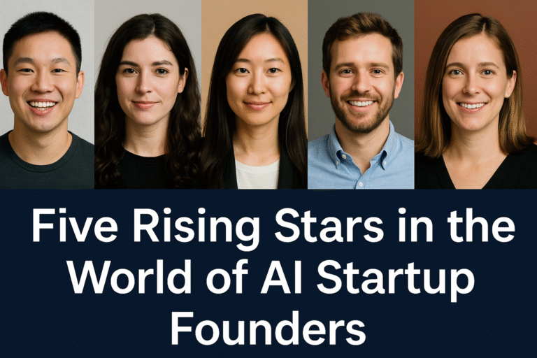 Five Rising Stars in the World of AI Startup Founders - The Tech Trends