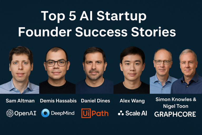 Top 5 AI Startup Founder Success Stories - The Tech Trends