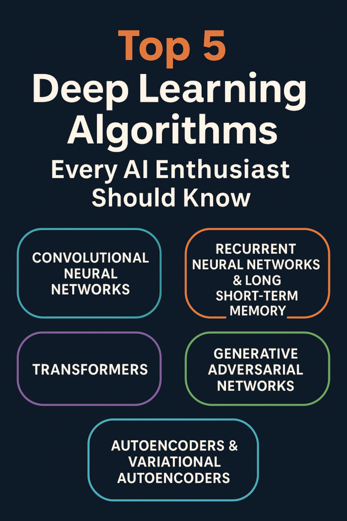 Top 5 Deep Learning Algorithms Every AI Enthusiast Should Know - The ...