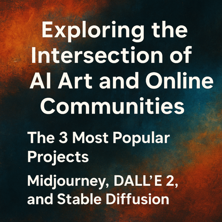 Exploring the Intersection of AI Art and Online Communities: The 3 Most ...