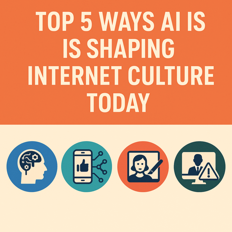 Top 5 Ways AI is Shaping Internet Culture Today - The Tech Trends