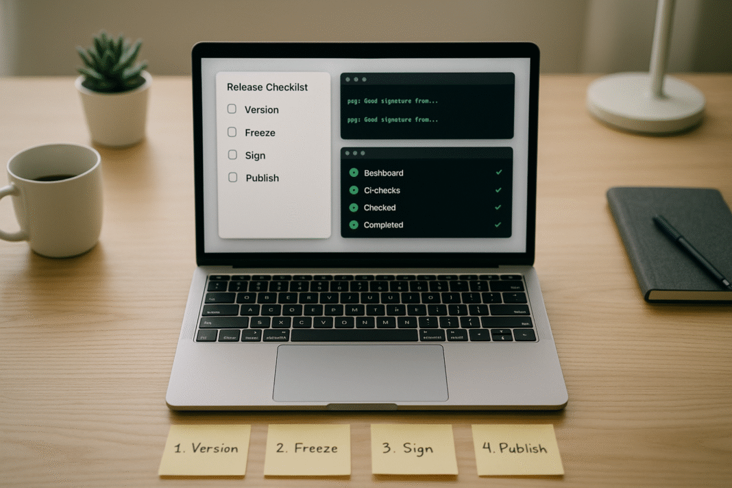 12 Steps to an Open Source Project Release Process That Scales