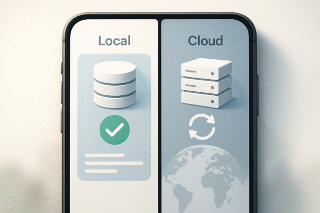 Local vs Cloud Data Storage in Mobile Apps: 14 Pros and Cons