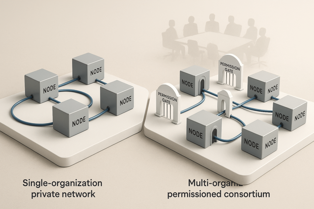 Private vs Permissioned Blockchain: 11 Practical Differences, Pros ...