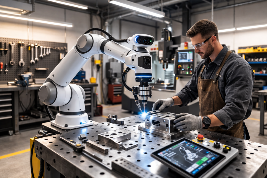 The Rise of Adaptive Industrial Robots in Small Manufacturing